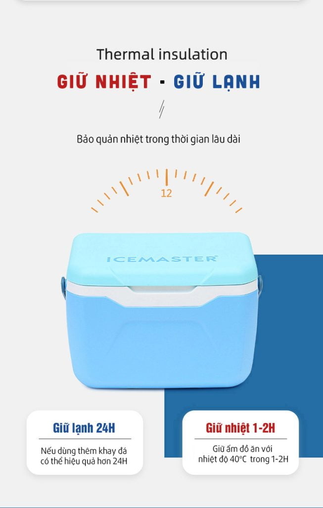 Thùng đá, Giữ Nhiệt Cao Cấp 5.5L - ICEMASTER I