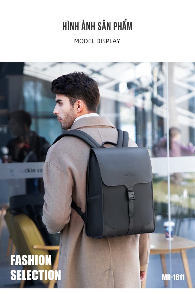 Balo Laptop Công Sở Cao Cấp 14/15.6 Inch - Mark Ryden MR1611