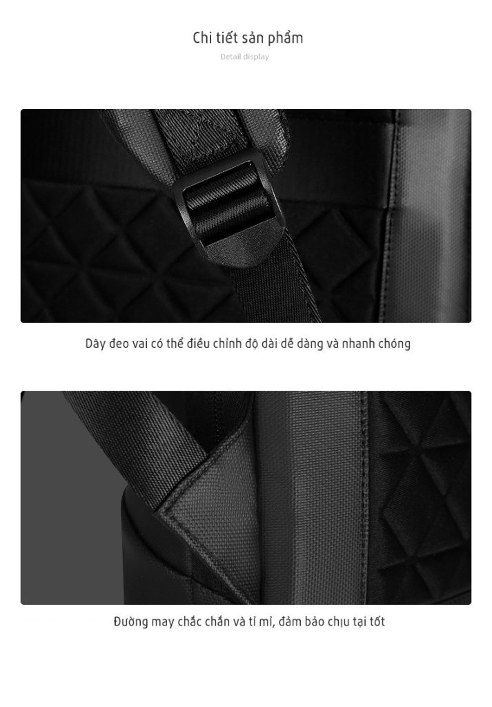 Balo Laptop Công Sở Cao Cấp, Mỏng Nhẹ 14/15.6 Inch - Mark Ryden MR9813